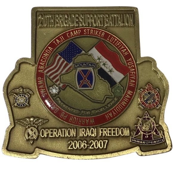 Other | Military Challenge Coin Army Warrior Pb Gator Swamp Anaconda ...